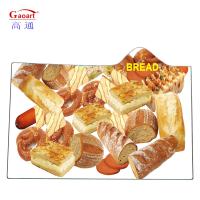China Custom Tempered Clear Square Kitchen Tool Good Selling Bread Blank Float Cutting Board for sale