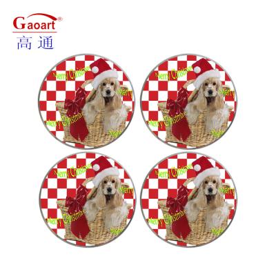Cina Customized Logo Acceptable Design Cheese Cutting Board For Kitchen Wine Glass Coaster in vendita