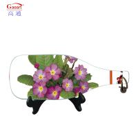 China Customized Size Kitchen Tempered Cutting Board with Handle and Glass Coaster Function for sale