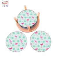 China Round Tempered Glass Coaster for Float Bread Blank Custom Clear Cut Kitchen Cutting Board for sale