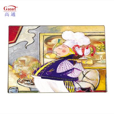 China Custom Kitchen Rectangle Toughened Glass Placemat for 6mm Tempered Glass Dining Table for sale