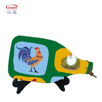 Cina Minimalist Design Style Unbreakable Glass Vegetable Cutting Board for Home and Kitchen in vendita