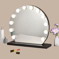 China 12 Dimmable LED Vanity Mirror with Logo Design for sale
