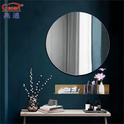 China Moderne design Volle lengte wandsticker spiegel voor maat badkamer decoratie Te koop