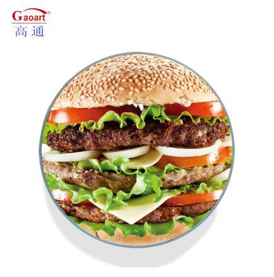 Cina Sustainable Classic Design White Vegetable Tempered Glass Cutting Board With Handle in vendita