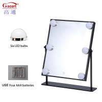 China Processing customization Yes Full Wall Light Bulb Makeup Mirror for Hair Salon Vanity for sale