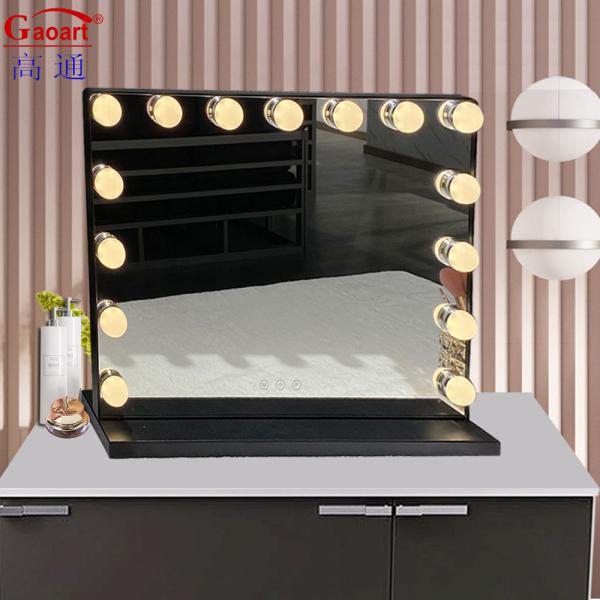 Quality Vanity LED Makeup in Chrome House Decor with Light Bulb Mirror Individual Carton Packing for sale