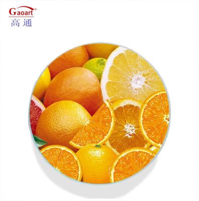 China Serve in Style with White Vegetable Kitchen Tempered Glass Cutting Board With Handle à venda