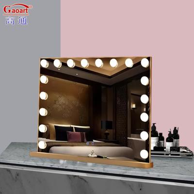 Cina 12pcs luci a LED trucco specchio cosmetico con ampia luce e logo del cliente in vendita