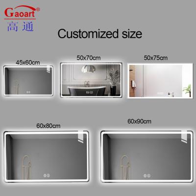 Cina Moderno Disegno Specchio Di Vetro LED Lampada Da Parete Per Bagno Intelligente Decorazioni Da Soggiorno in vendita