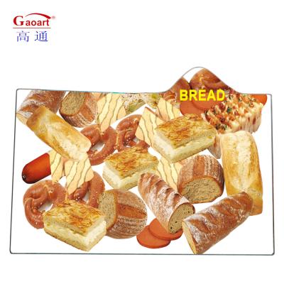 Cina Customer Size Tempered Glass Kitchen Cutting Board Genuine Sublimation White Utility in vendita