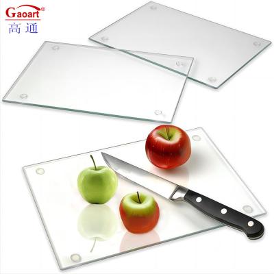 Cina Sustainable Kitchen Cutting Board All-Season Tempered Glass Toughened Chopping Block in vendita
