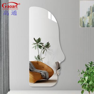 China Unbreakable Sticker Wall Mirror for Modern Bathroom Decoration Magic Home Decorative Te koop