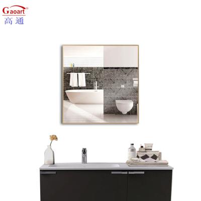 China Espelho de piso de alumínio preto de grande variedade para uso diário na decoração do banheiro à venda