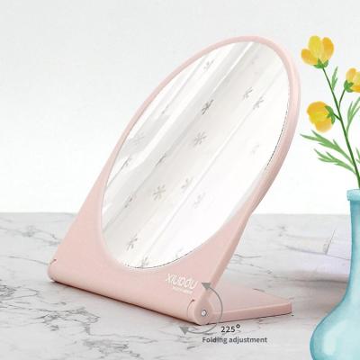 Cina Extra LOGO Specchio di vetro in plastica Tavolo di trucco in piedi per trucco portatile da scrivania in vendita