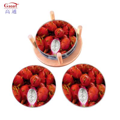 China Green Tempered Cutting Board with Handle ALL-Season Table Decoration Accessories Type à venda