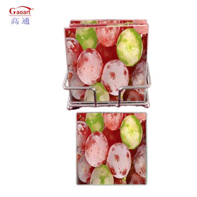China Green Tempered Cutting Board with Handle ALL-Season Table Decoration Accessories Type à venda