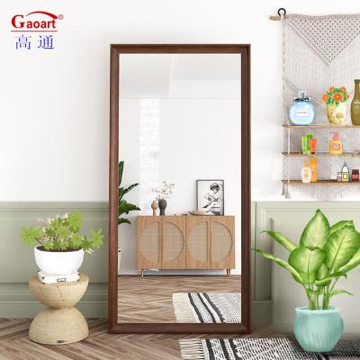 China Quadro de plástico ouro antigo arco vintage banheiro espelho de banheiro para tamanho personalizado à venda