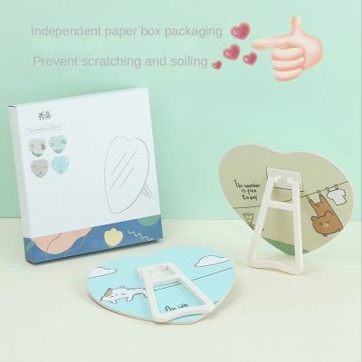 Cina Applica il trucco in qualsiasi luogo con il nostro specchio cosmetico di plastica rivestito di carta in vendita