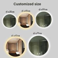 China Lighted Wall Mounted LED Bathroom Mirror for Makeup with Adjustable Brightness for sale