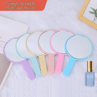 China Every Day Occasion Custom Handheld Vanity Makeup Mirror with Processing Customization for sale