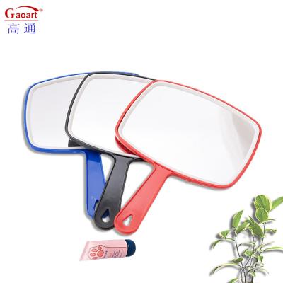 China Extra LOGO Yes Small Hand Mirror Compact Custom Dressing Makeup Handheld Held for Daily for sale