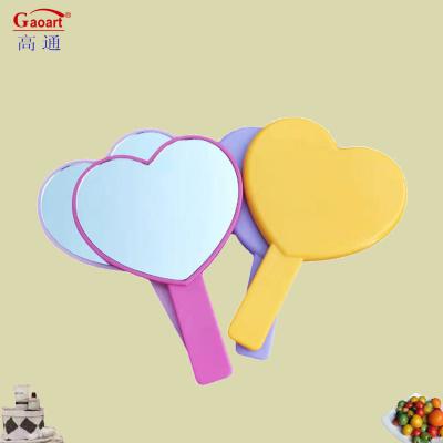 Cina Ogni giorno Cosmetici Viaggi Cute Make Up Vanità Tasca Grande Piccolo Make-up Manuale Custom Mini Manuale Specchio Con Maniglia in vendita