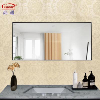 Cina Art Deco Design Home Wineshop Barbiere argento Bagno Quadrato Montaggio muro Specchi di trucco in vendita
