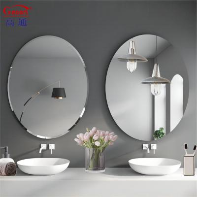 China Espelho de maquiagem sem bordas de 3 mm, 4 mm, 5 mm e 6 mm / Refletor de parede sem moldura com estilo de design à prova d'água à venda
