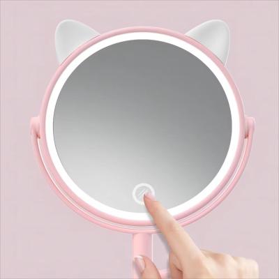 Cina 6 Inches Simple Makeup Mirror with Adjustable Angle and Convenient Built in Tray in vendita