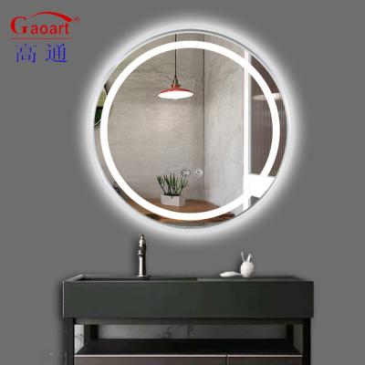 Cina Lighted Wall Mounted LED Bathroom Mirror for Makeup with Adjustable Brightness in vendita