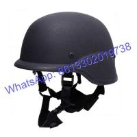 China Bulletproof Helmet Anti-ballistic Head Protector with Polycarbonate Visor for sale