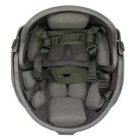China Bulletproof Helmet Anti-ballistic Head Protector with Polycarbonate Visor for sale
