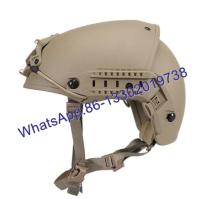 China Bulletproof Helmet Anti-ballistic Head Protector with Polycarbonate Visor for sale