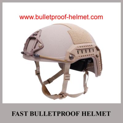 Chine Casque RAPIDE de Tan Desert Khaki Brown Ballistic d'armée bon marché en gros de la Chine NIJ IIIA à vendre