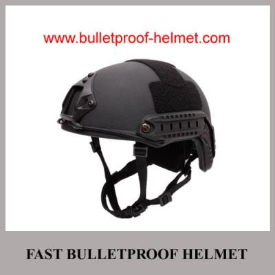 Chine Casque RAPIDE ballistique de PE militaire bon marché en gros de la Chine NIJ IIIA Grey Police à vendre