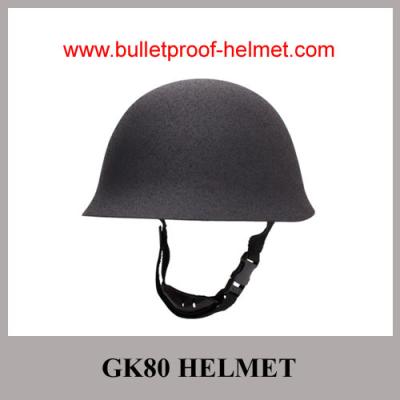 Chine Casque à l'épreuve des balles en acier léger de la police GK80 de la Chine de gris bon marché en gros d'armée à vendre