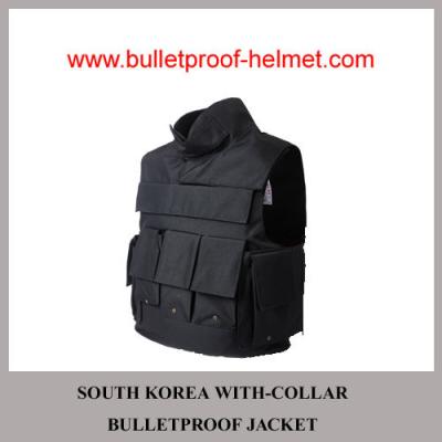 China Chaqueta a prueba de balas de China NIJ de la Corea del Sur de la protección barata al por mayor del cuello azul en venta