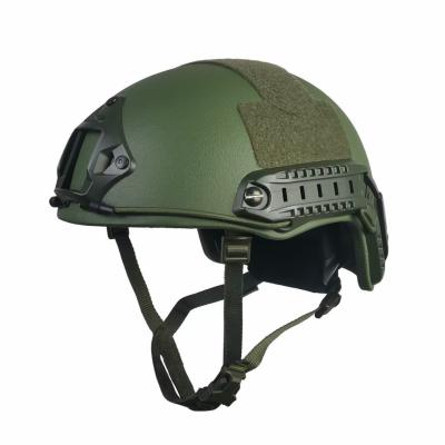 China Casco a prueba de balas RÁPIDO balístico barato al por mayor de China NIJ IIIA PE 44 MAG Army Green los E.E.U.U. en venta