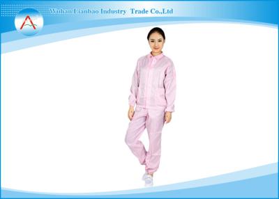 Cina Gli indumenti lunghi del locale senza polvere della manica ESD del cotone di 35% e del poliestere di 65% in vendita