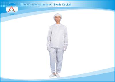 Cina Rivestimenti e pantaloni antistatici dell'abito del locale senza polvere di colore bianco ESD in vendita