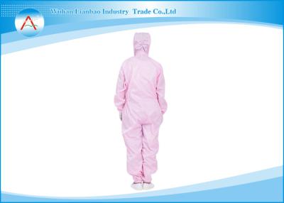 Cina Rivestimento antipolvere rosa degli abiti da lavoro ESD delle tute di AntistaticClothing delle donne in vendita
