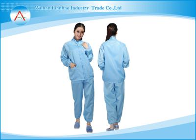 Cina Abbigliamento statico antipolvere del vestito del tessuto di TC anti bianco/blu/giallo in vendita