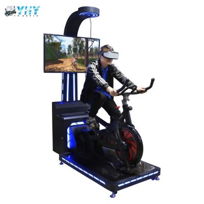 China Indoor Fitness-Spiel VR-Fahrrad mit 4 Spielen 42' Bildschirm for sale