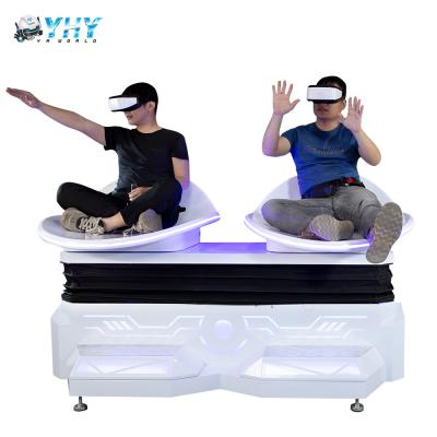 China Two Seats Full Motion VR Slide Simulator 9d Virtual Reality Cinema Amusement for sale