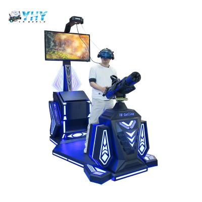 Cina Guangzhou YHY 9D VR Gatling1 giocatore Simulatore di tiro Combattimento con pistola Parco di avventure in vendita