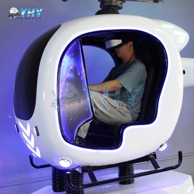 China Hot Sale 9D VR Plane Game Simulator Indoor/Outdoor Virtual Reality Helicopter Flight for sale