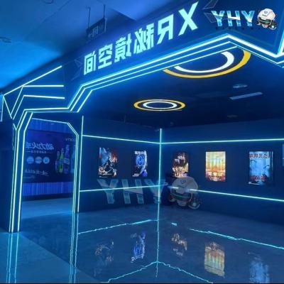 China Arena de simulador de realidad virtual 9D, arcade de realidad virtual de movimiento libre, arena para 8 jugadores en venta