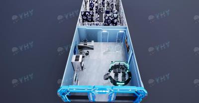 중국 9D VR 시뮬레이터 아레나 VR 프리 로밍 아케이드 아레나 8인용 판매용