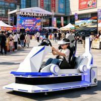 China Realidad Virtual Driving Game Machine VR Car Racing Simulator at VR Theme Park for sale